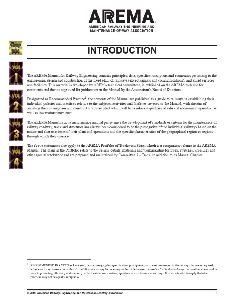1 0intro | PDF | Rail Transport