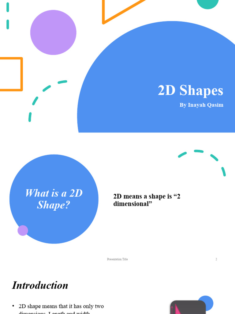 Intro to 2D Shapes for Kids | PDF