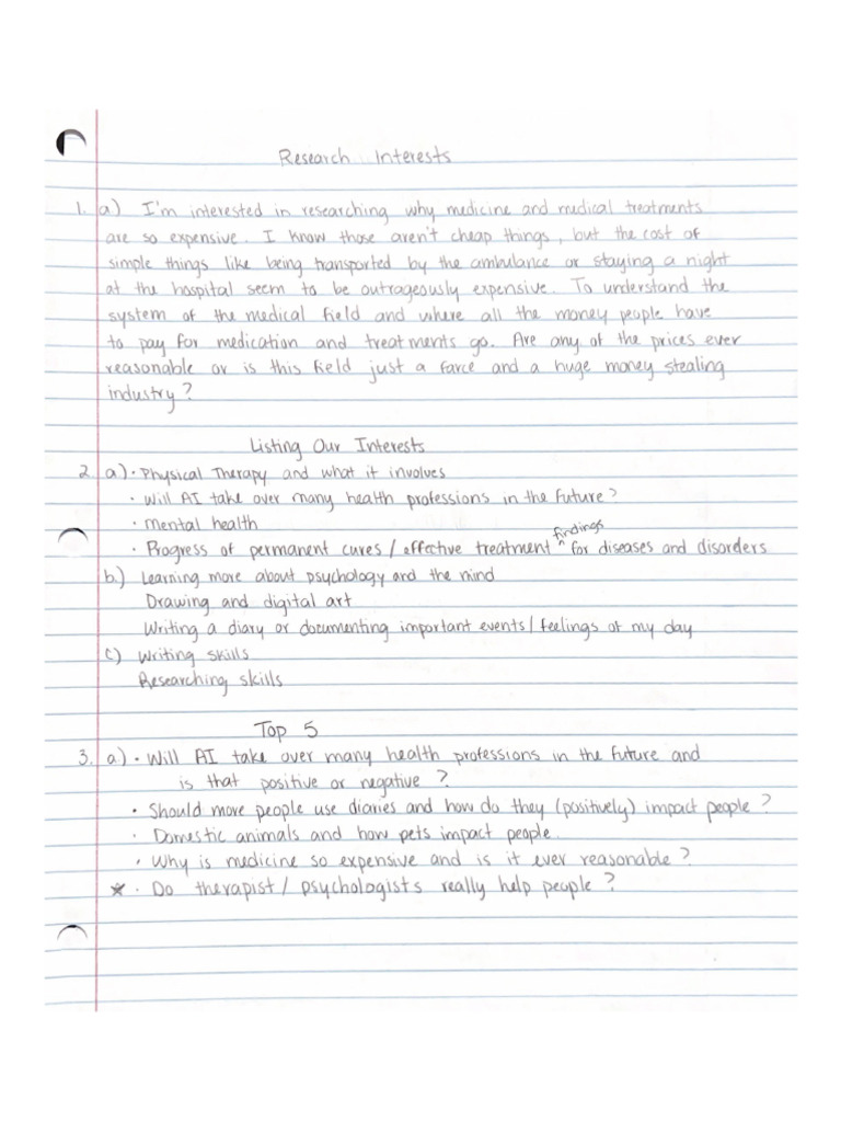 Research Interests | PDF