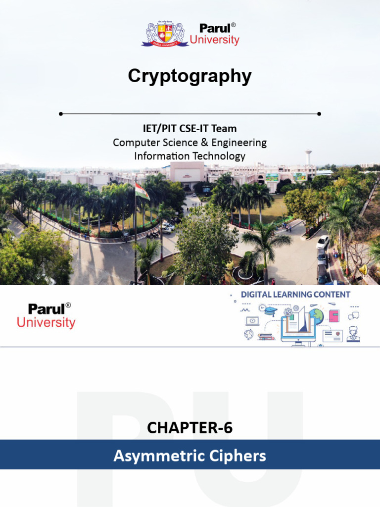 Cryptography: Computer Science & Engineering Information Technology | PDF