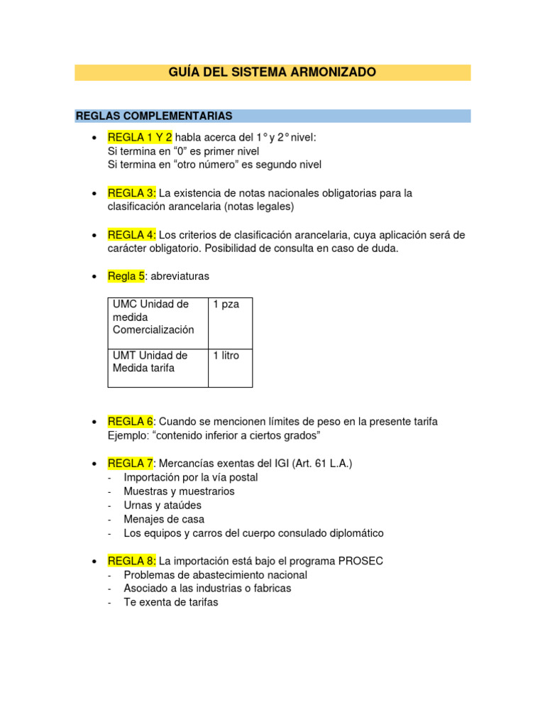 Ultima Guía de Sistema Armonizado | PDF | Textiles | Ropa