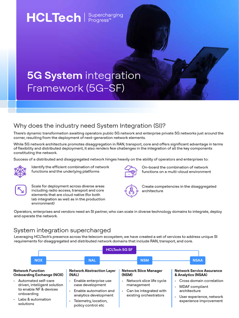 5G System Integration Framework 5G SF | PDF | Cloud Computing | Systems Theory