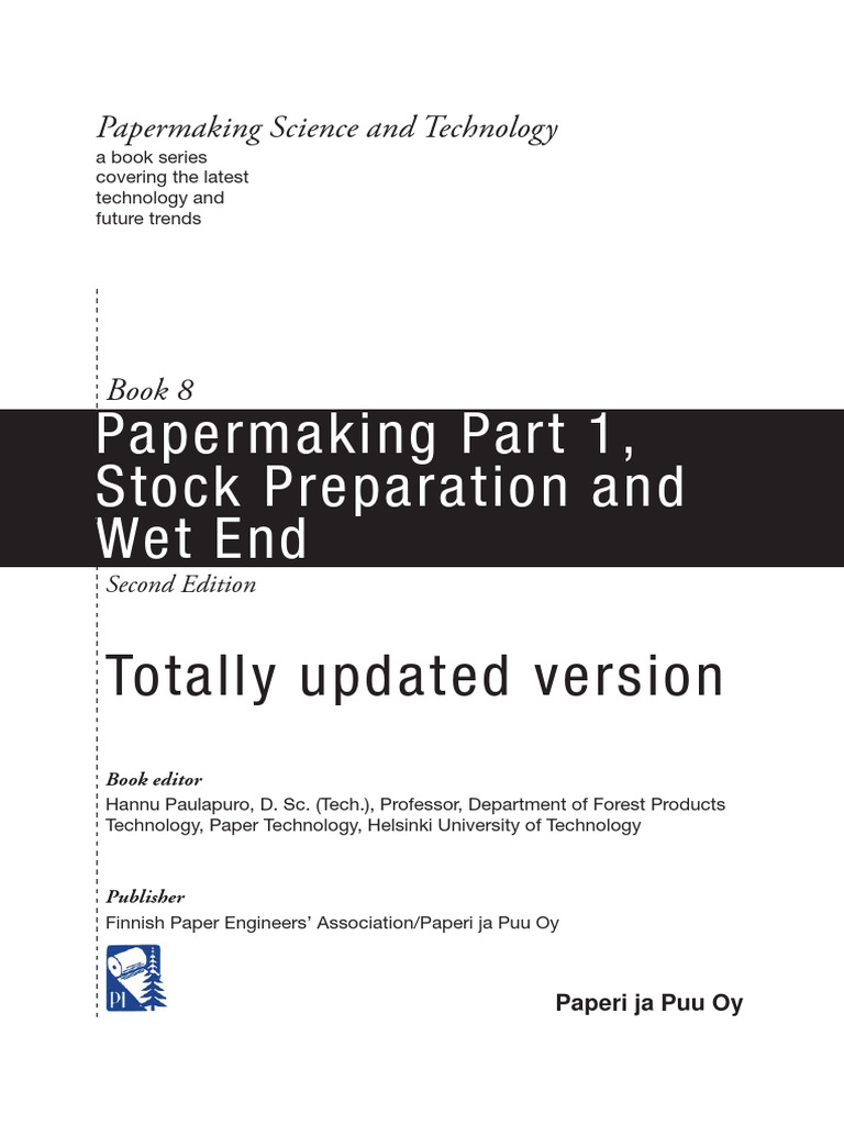 Wet End Processes in Papermaking | PDF | Paper | Papermaking