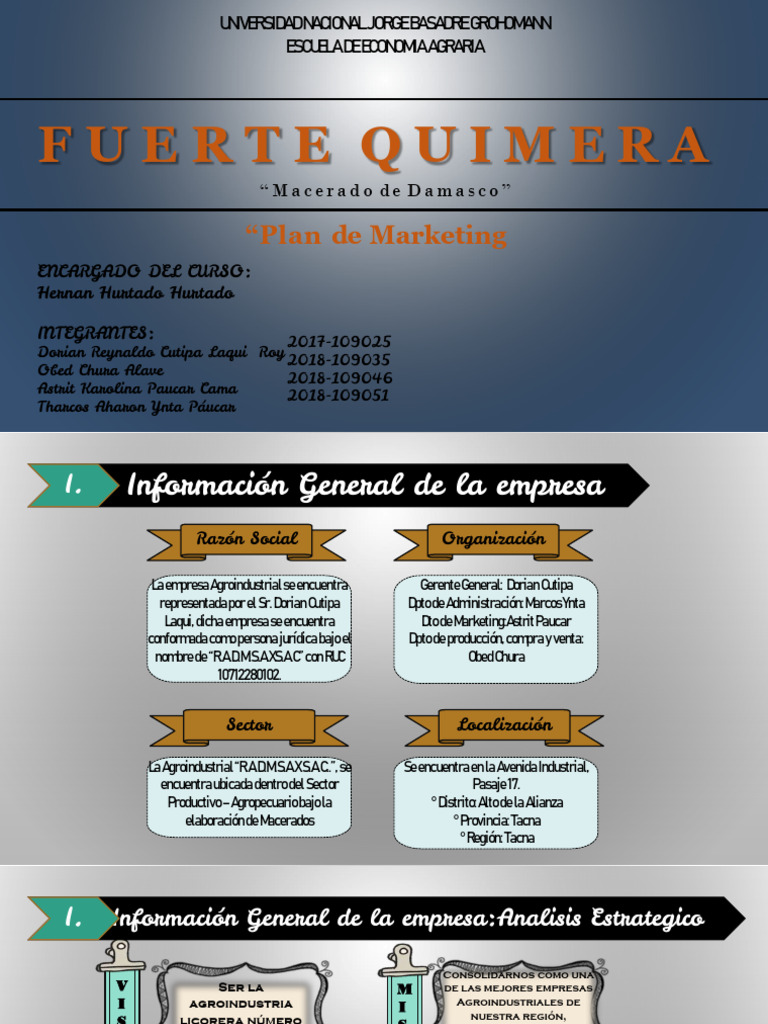 Macerado Quimera | PDF | Impuestos | Análisis FODA