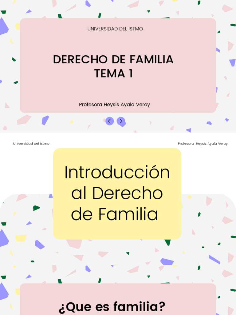 Derecho de familia tema 1 Introducción al Derecho de Familia | PDF | Familia | Matrimonio