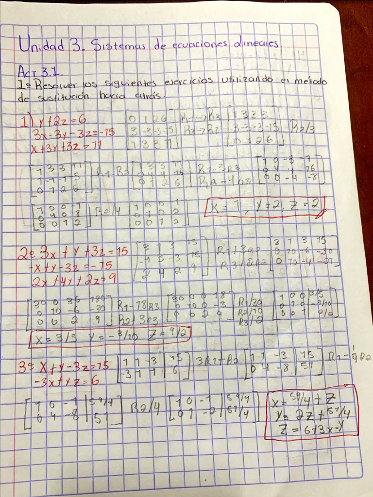 Algebra Lineal Ejercicios Resueltos | PDF