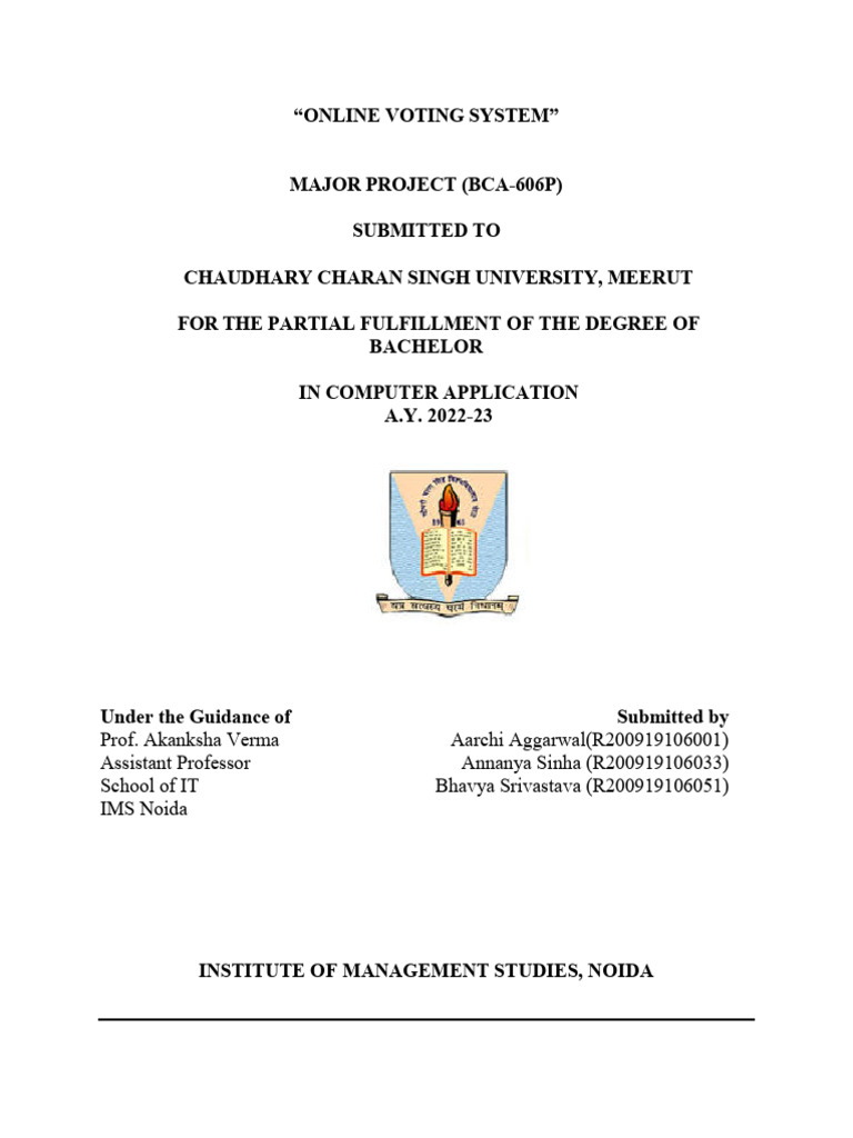 Sample of Project File | PDF | Electronic Voting | Voting