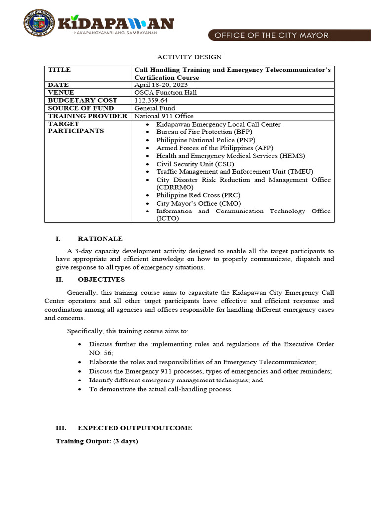 ETC Supervisory Training | PDF