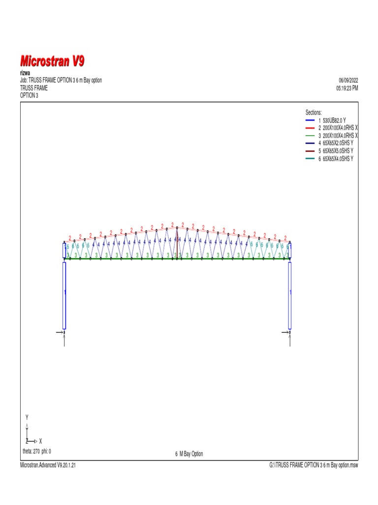 TRUSS FRAME OPTION 3 6 M Bay Op | PDF