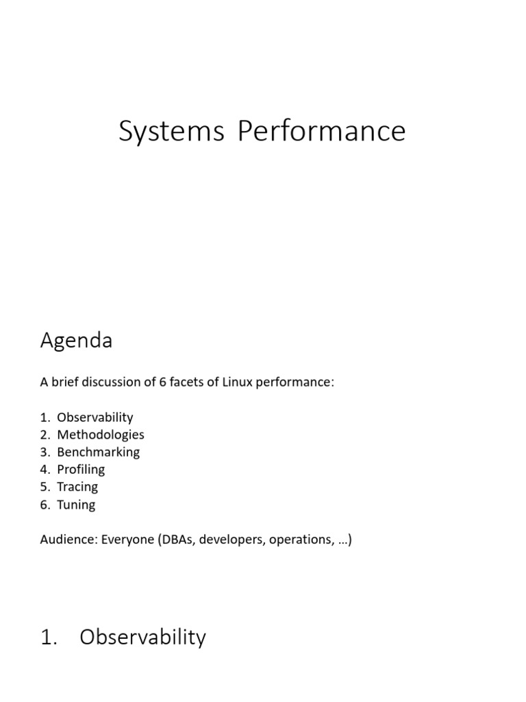 Unit 5 - Linux System Performance | PDF | Cache (Computing) | Central Processing Unit