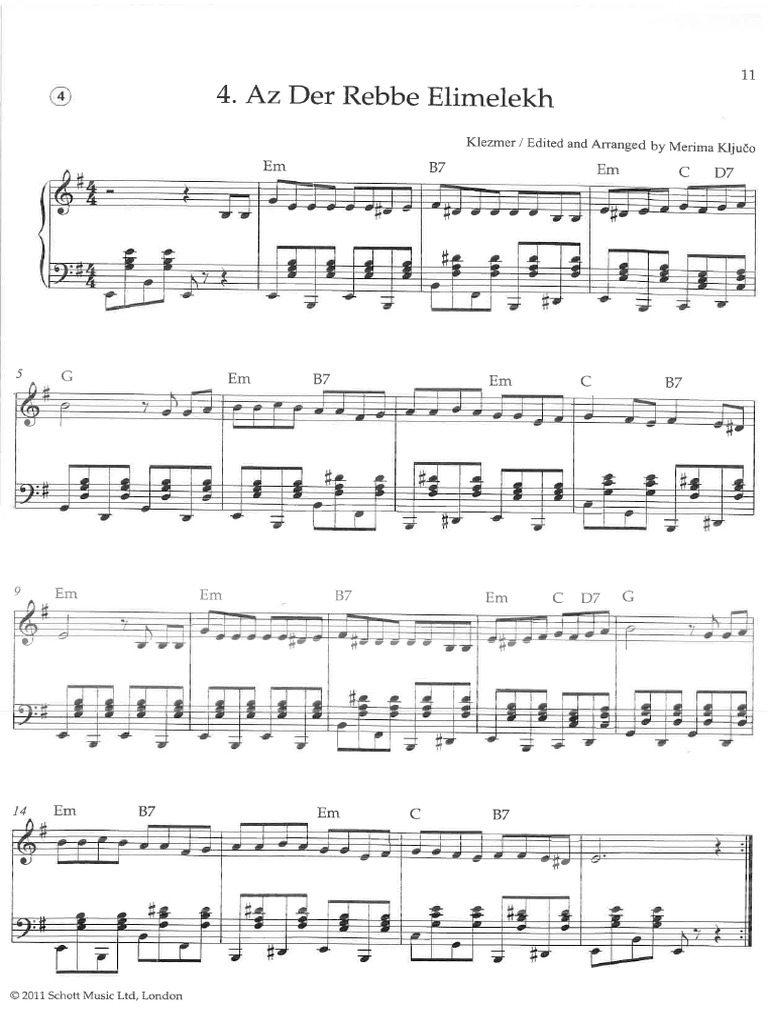 Az Der Rebbe Elimelekh | PDF