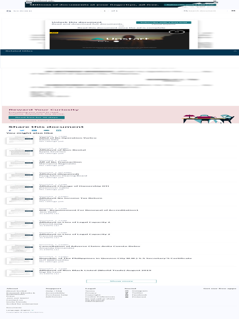 Certification Under Oath - PDF | PDF | Scribd