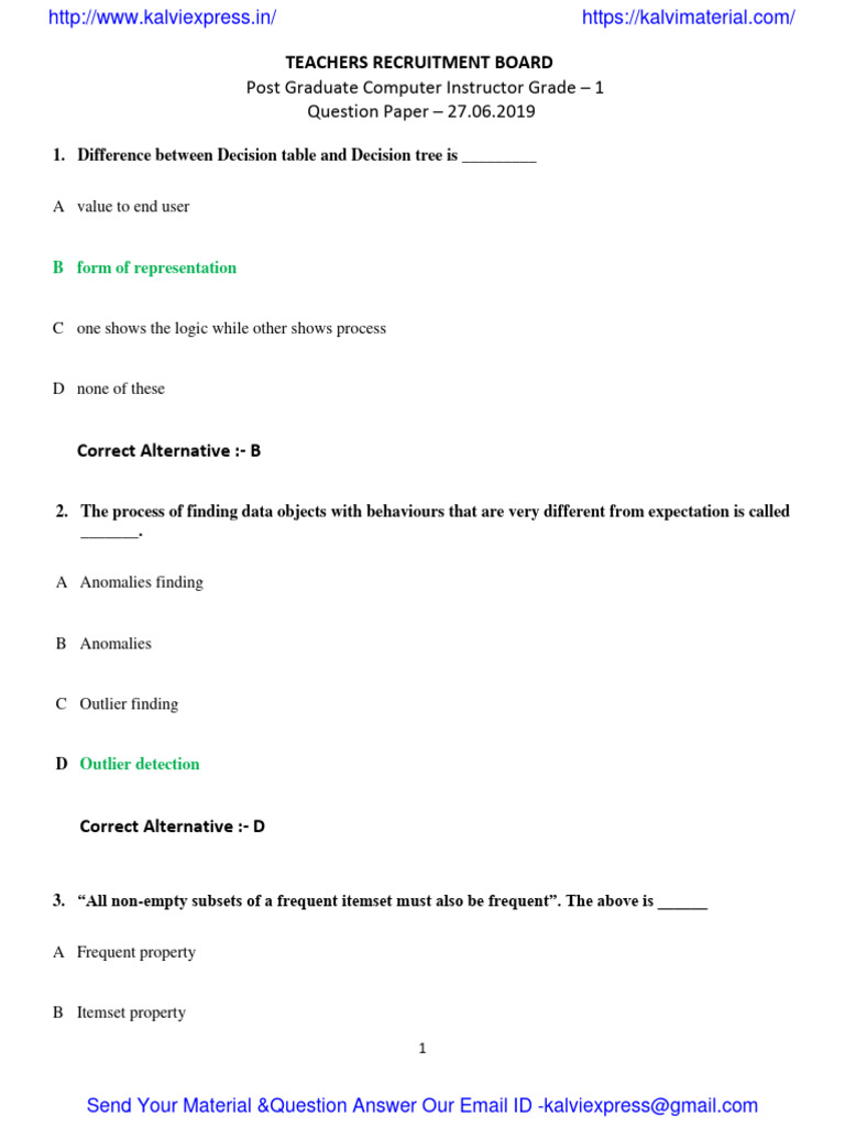 CS-Question-Paper-And-Answer-key-–-27.06.2019-1 | PDF | Method (Computer Programming ...