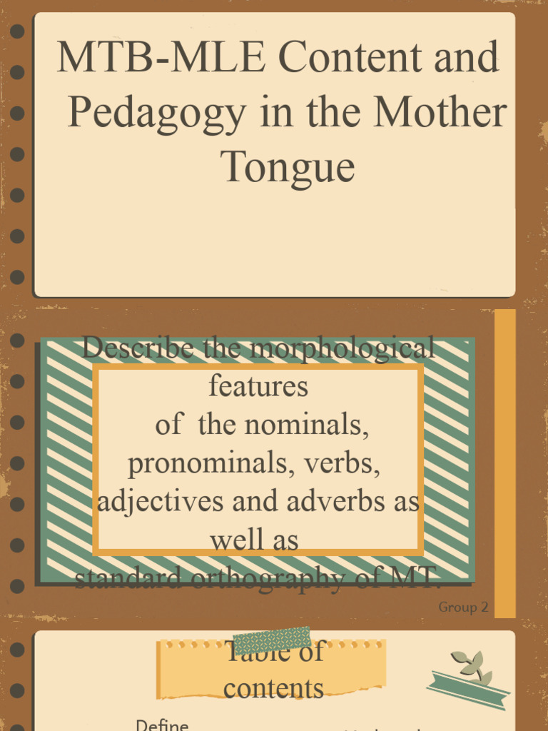 Morphology and Standard Orthography of MT | Download Free PDF | Word ...
