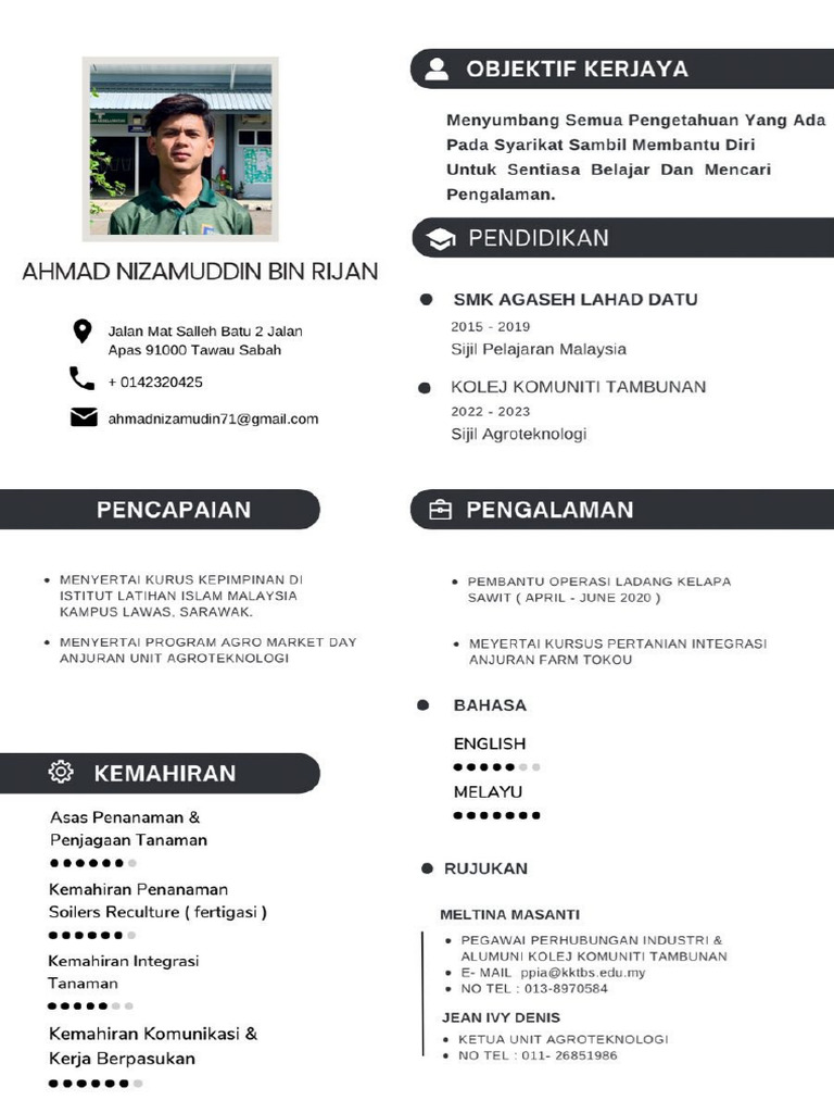 Ahmad Nizamuddin Bin Rijan | PDF