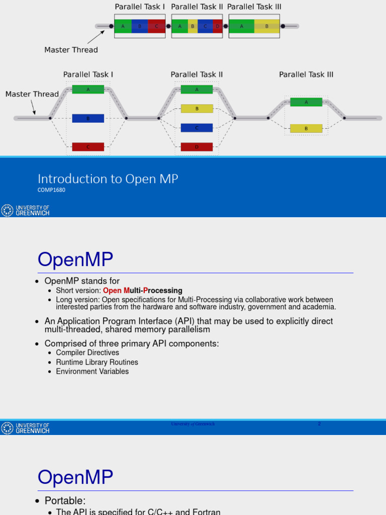 Introduction To Open MP | PDF | Parallel Computing | Thread (Computing)