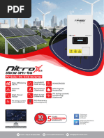 Inverex Nitrox 6kW Hybrid Inverter Datasheet Specifications | PDF | Battery Charger | Electrical ...