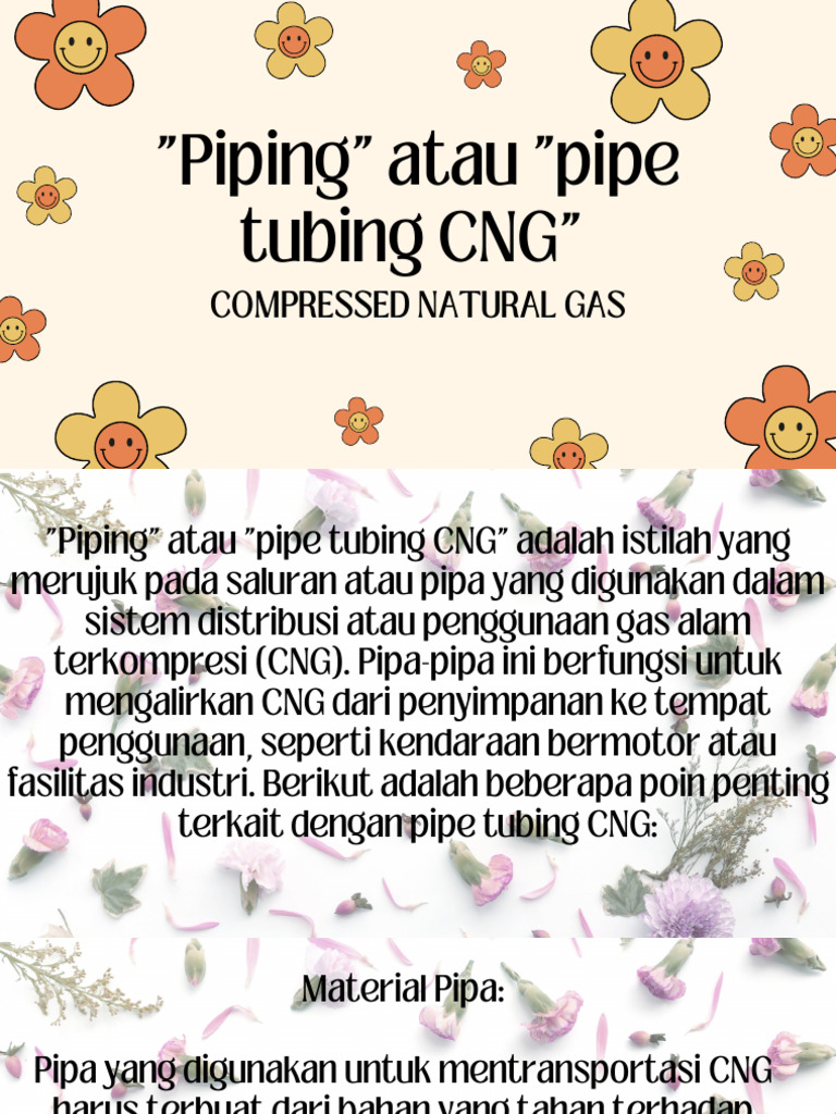 Piping Atau Pipe Tubing CNG | PDF