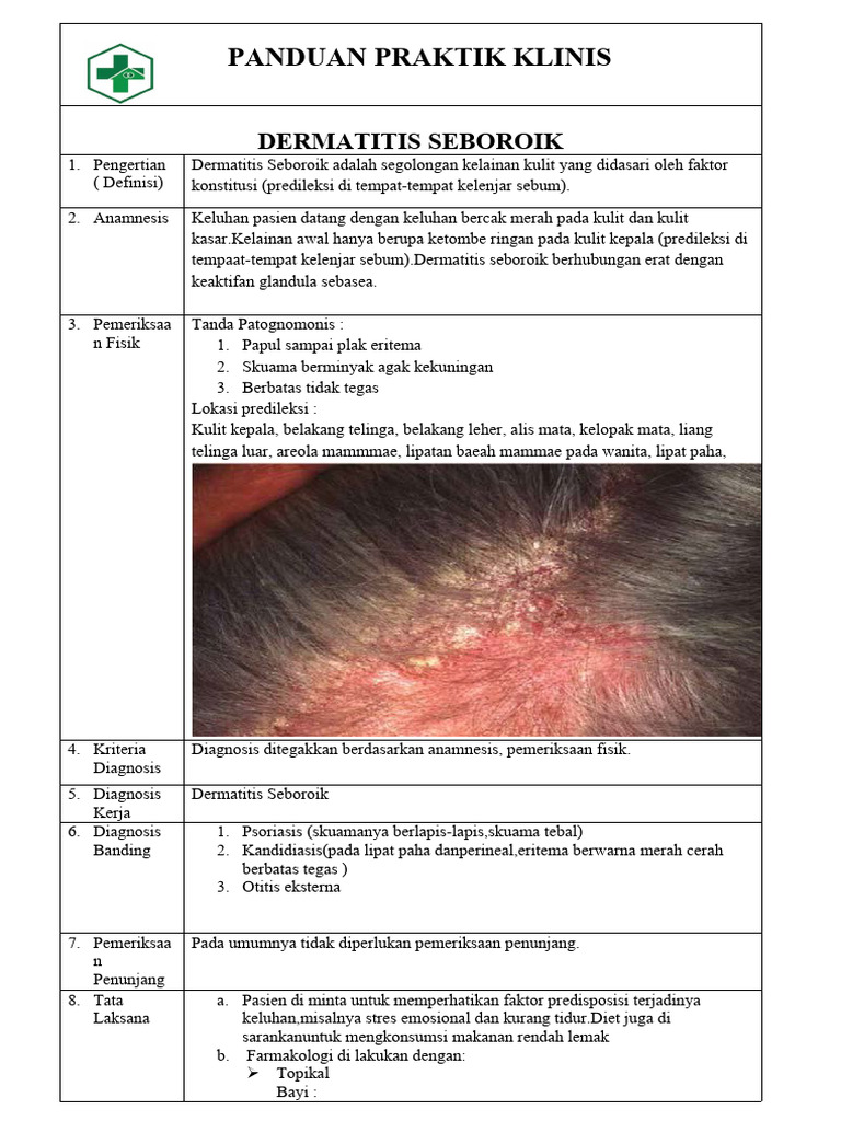 PPK Dermatitis Seboroik 2019 | PDF