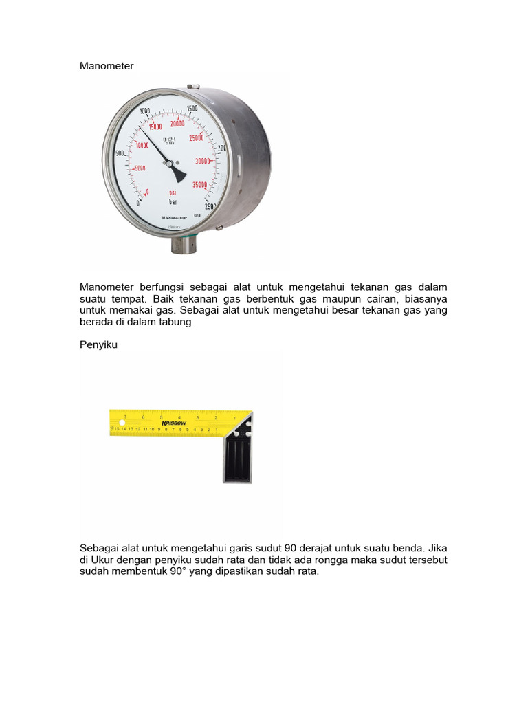 Manometer | PDF