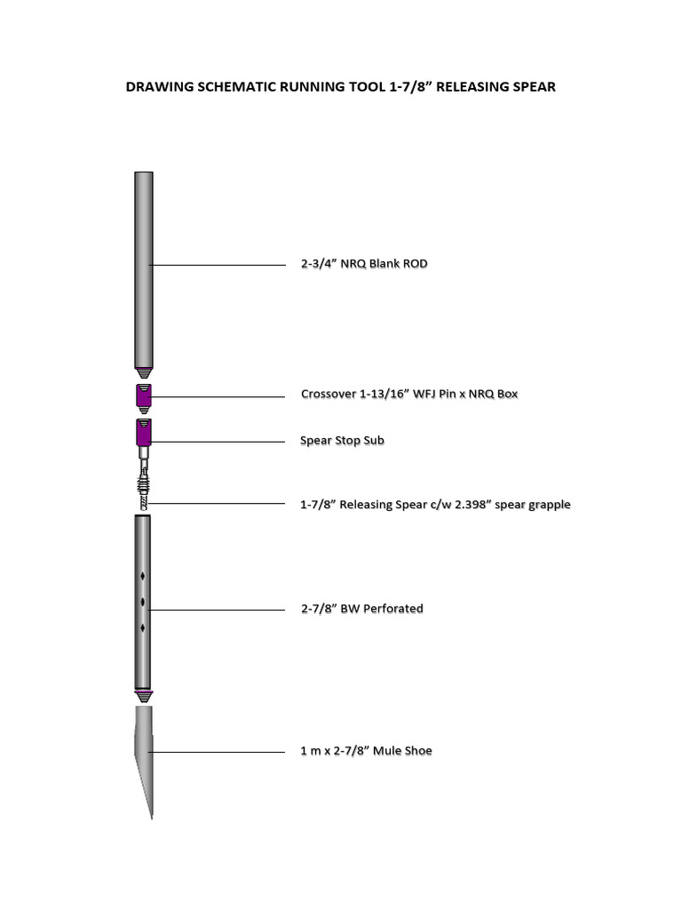1-7/8” Releasing Spear Schematic | PDF