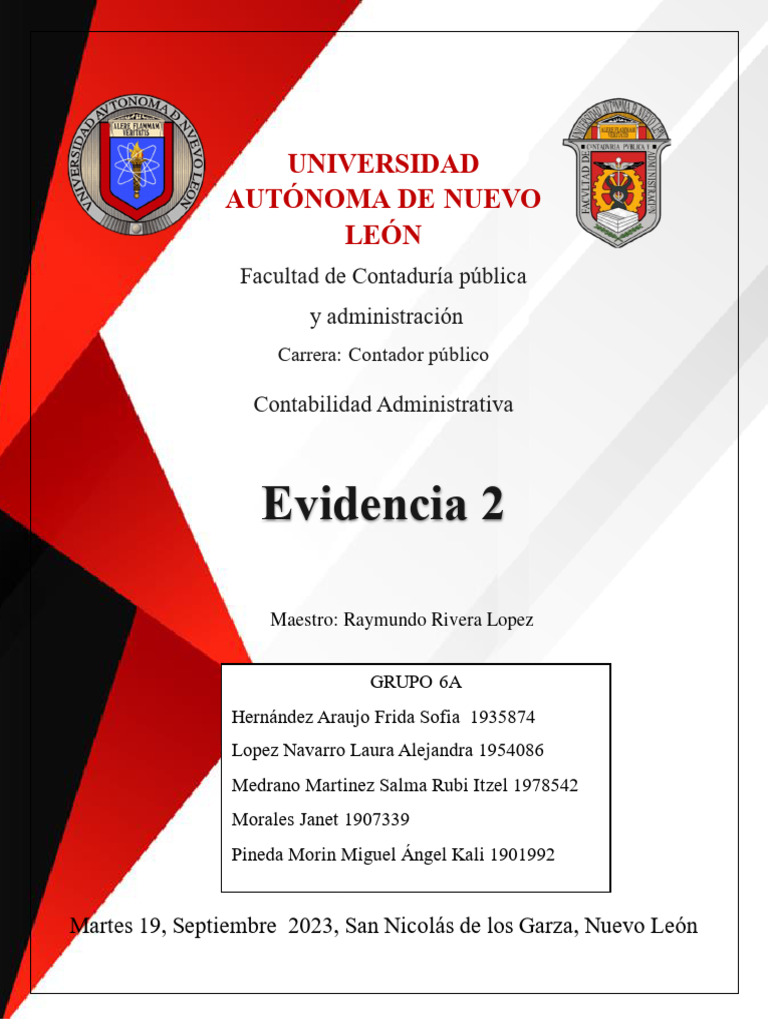 Ev. 2. Conta - Administrativa | Descargar gratis PDF | Contabilidad | Business