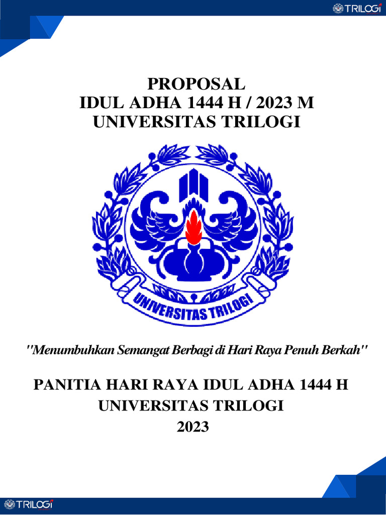 Laziznu - Proposal Idul Adha Trilogi 2023 | PDF