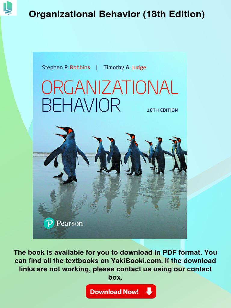 Organizational Behavior (18th Edition) | PDF