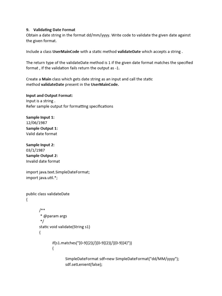 Date and Time | PDF | Parameter (Computer Programming) | Boolean Data Type