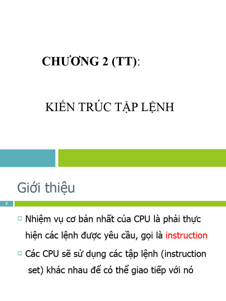 02 - Kien Truc Tap Lenh (TT) | PDF