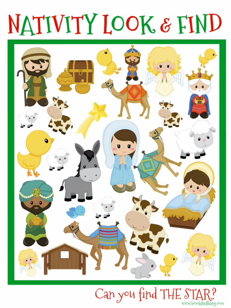 Nativity Look and Find | PDF