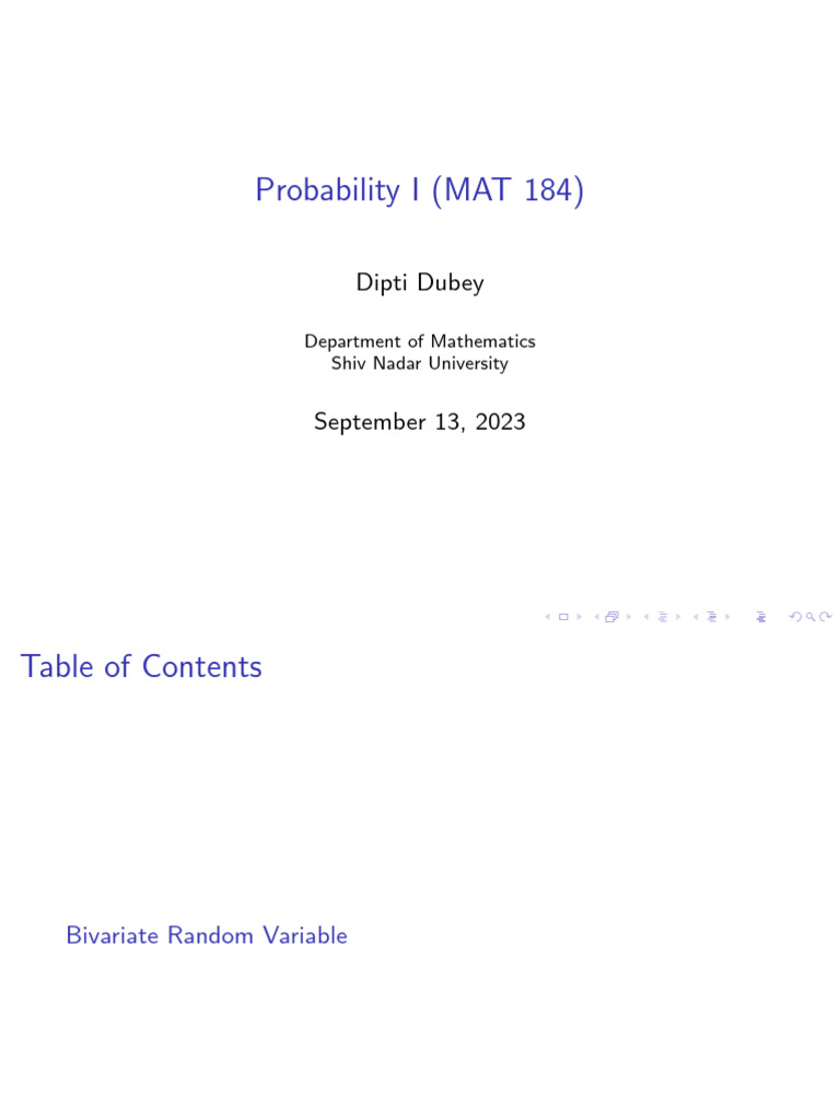 Lecture 7_Fall 2023 | PDF | Probability Density Function | Probability Distribution