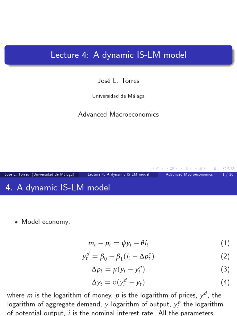 AM-Lecture-4 | PDF | Macroeconomics | Aggregate Demand AM-Lecture-4 | PDF | Macroeconomics | Aggregate Demand