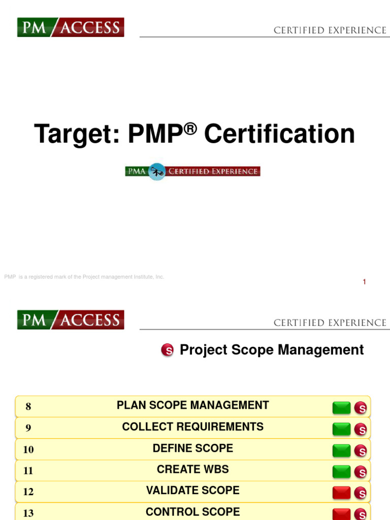 PMP s5 2020 v61 Scope | PDF | Project Management | Cognition