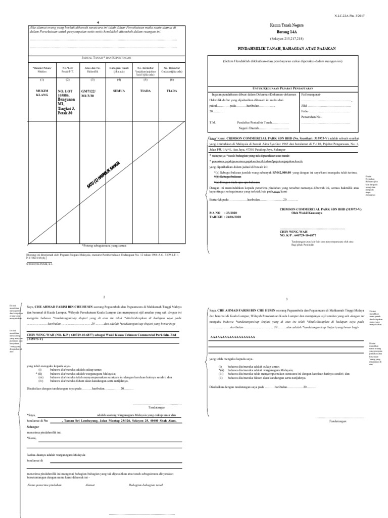 SAMPLE MOT TSL | PDF