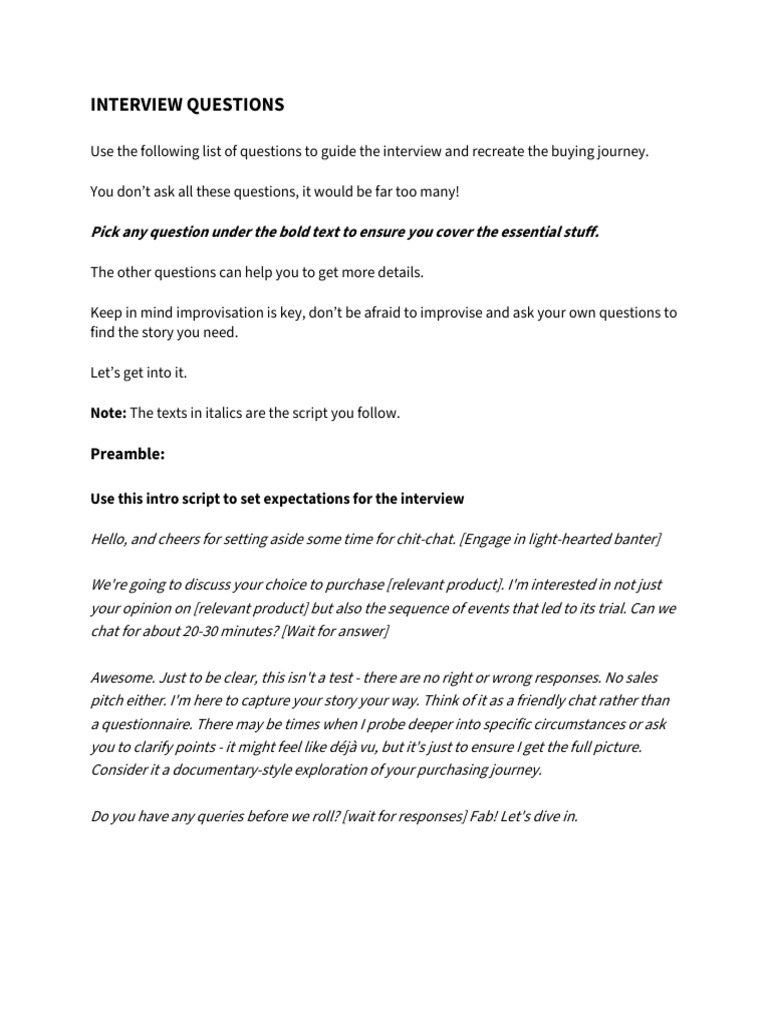 Week 1 Interview Questions | PDF | Psychology | Cognitive Science