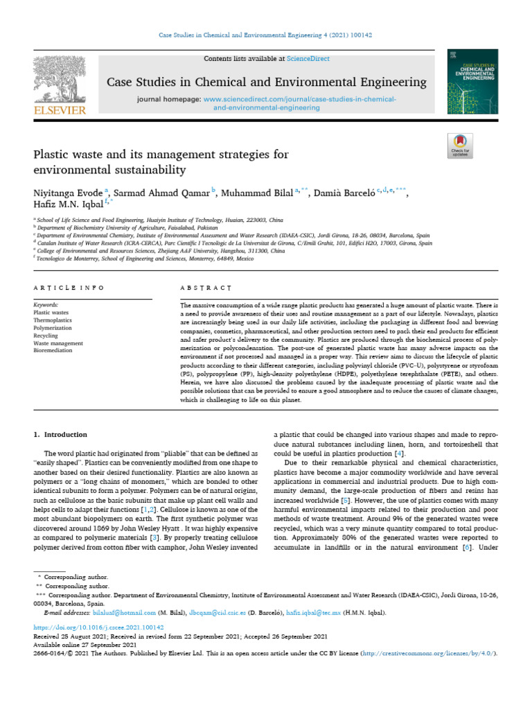 4-Case Study | PDF | Plastic | Polyethylene