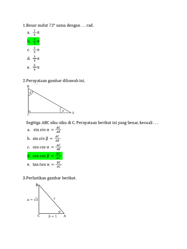 Tugas Terstruktur Matdas Trigono | PDF | Metode & Bahan Ajar