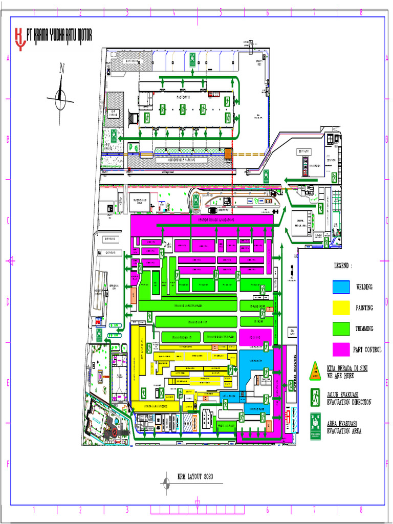 Factory Layout and Facilities Map | PDF