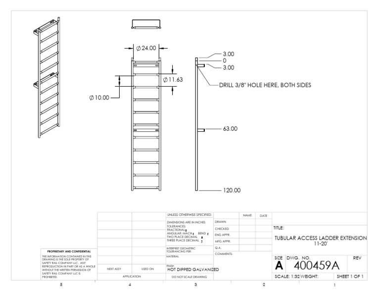 Tubular Ladder Extension 400459a | PDF | Industrial Processes
