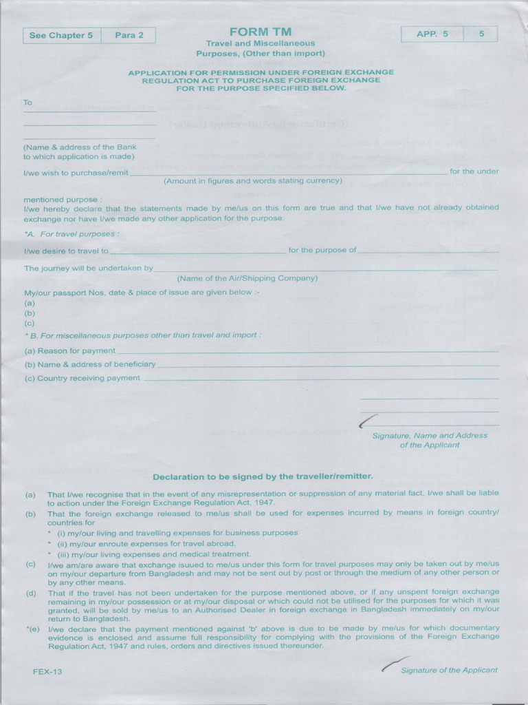 TM Form | PDF
