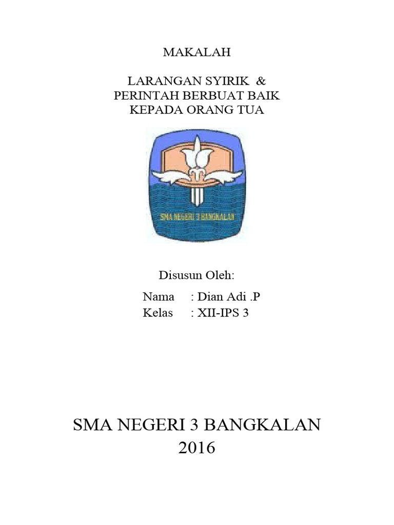 Larangan Syirik dan Bakti pada Orang Tua | PDF | Ilmu Sosial | Filsafat