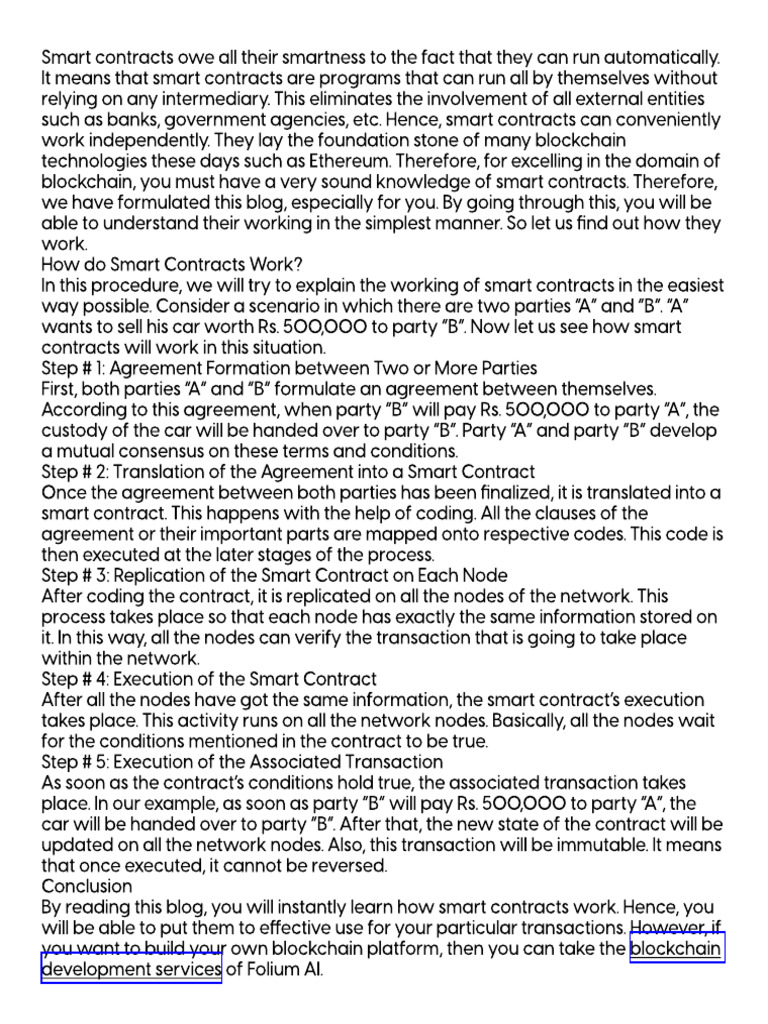 Smart Contracts - How Do They Work | PDF | Computing | Cognitive Science