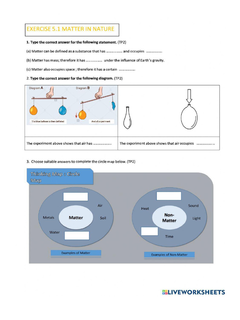 Science Form 1 Matter in Nature | PDF