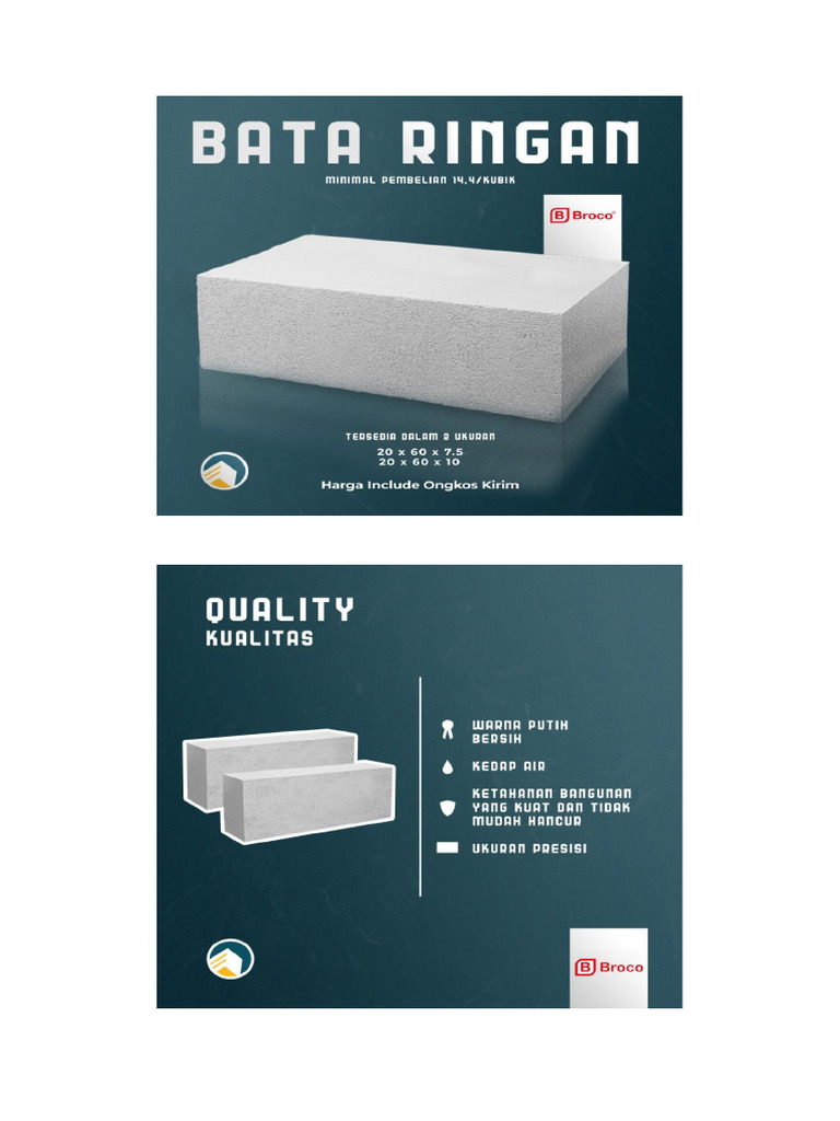 Bata Ringan Broco | PDF