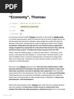 Thoreau - Where I Lived and What I Lived For | PDF | Walden | Henry ...