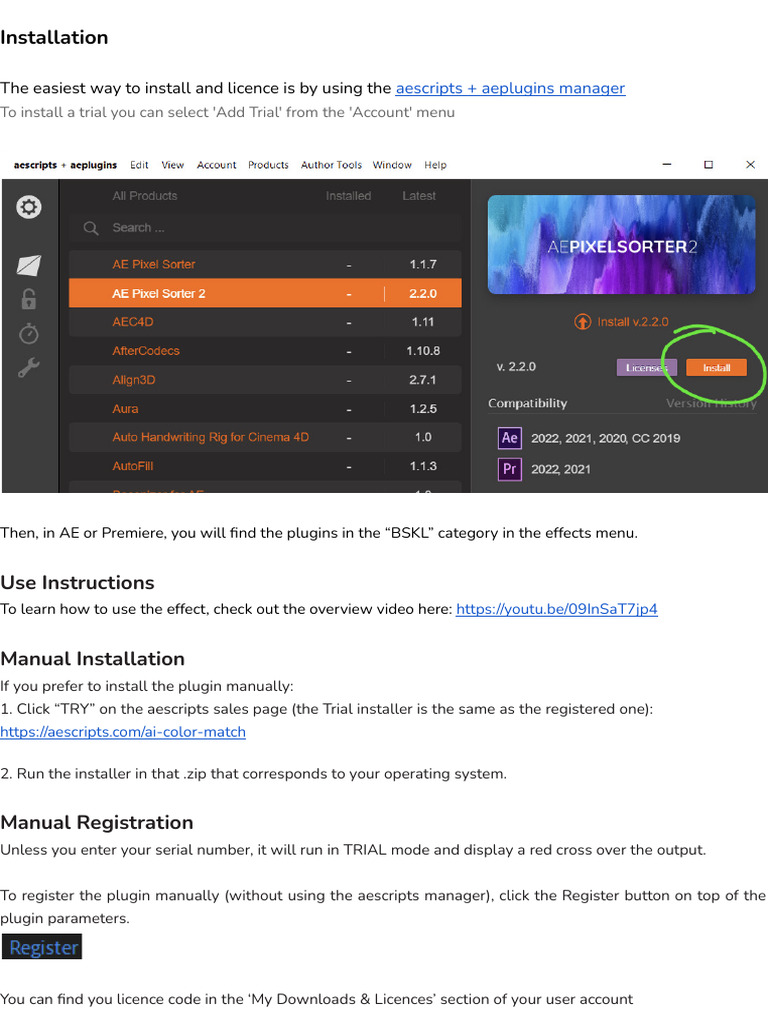 AI Color Match Instructions | PDF