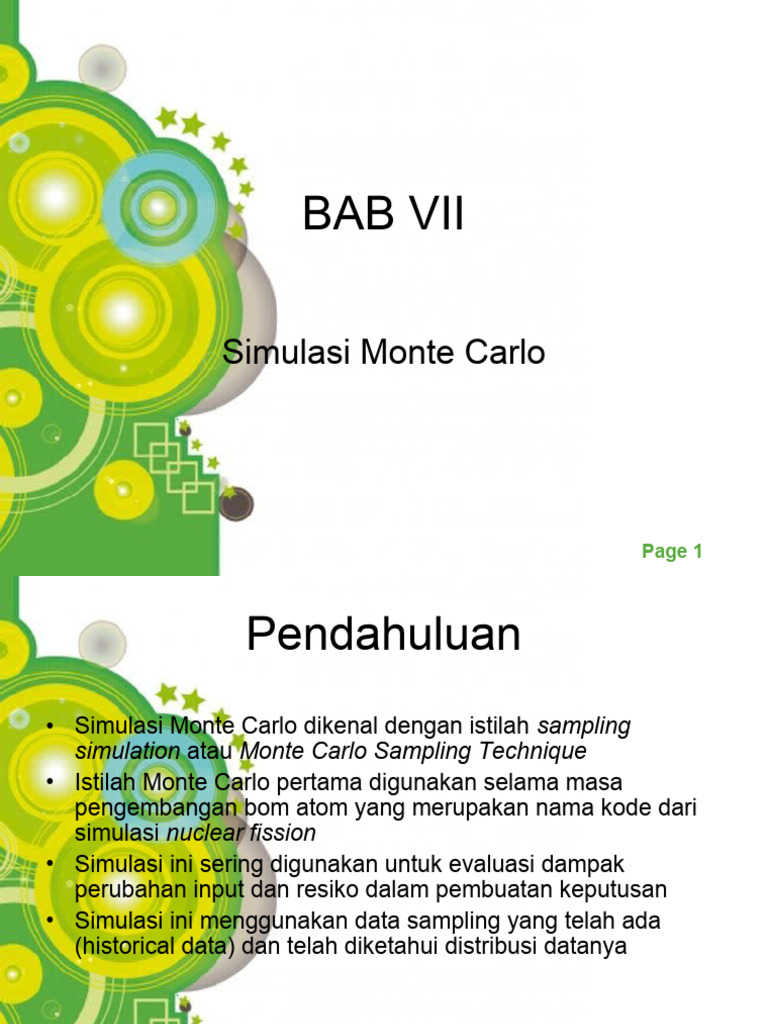 Materi Minggu Ke 10 MK Teknik Simulasi | PDF | Komputer