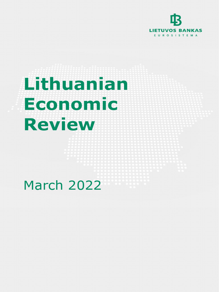 Lithuania's Economic Review 2022/03 | PDF | Inflation | Economic Growth