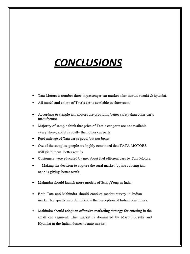 CONCLUSIONS | PDF